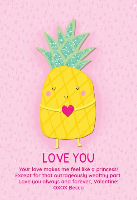 Love Sparkles - Tarjeta De San Valentín (Free) | Greetings Island