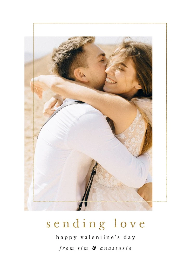 Lux photo frame - Valentine's Day Card | Greetings Island