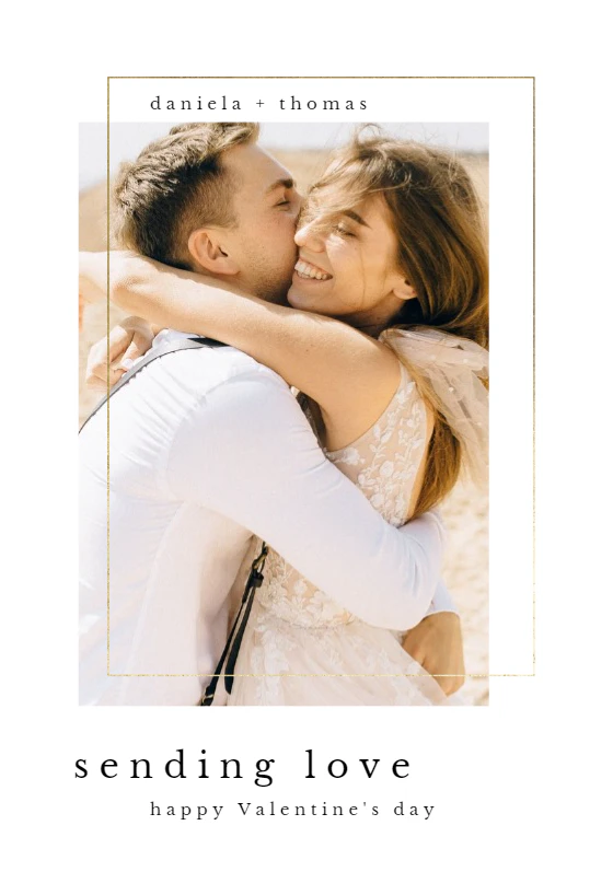 Lux photo frame - Valentine's Day Card | Greetings Island