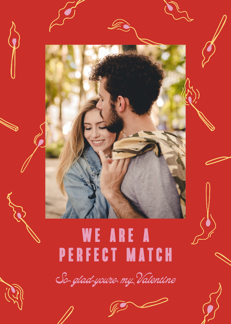 Perfect Match - Valentine's Day Card | Greetings Island