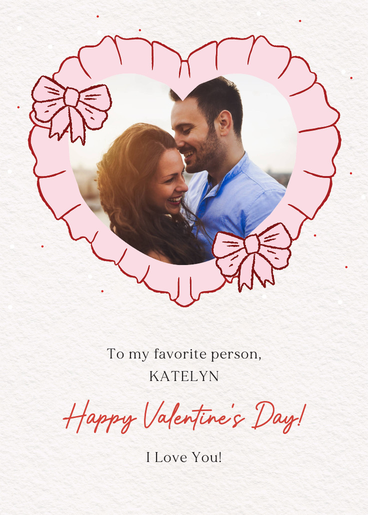 Ruffle Heart - Valentine's Day Card | Greetings Island