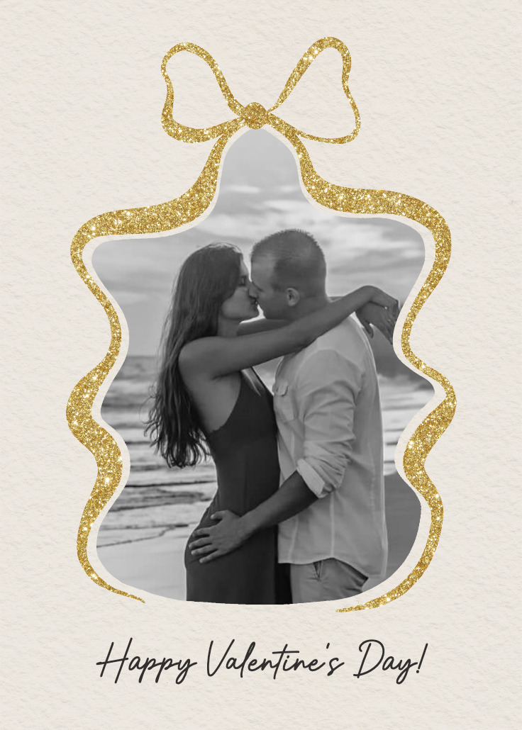 Simple Bow - Valentine's Day Card | Greetings Island