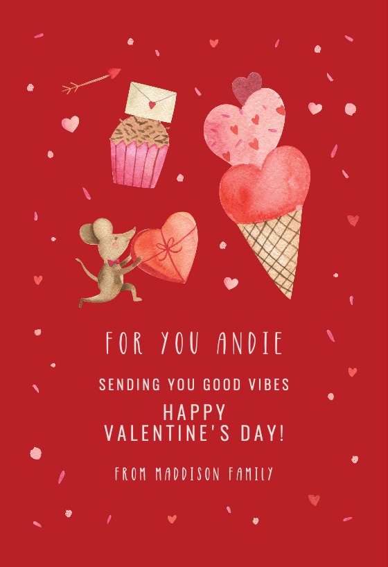 Sweet party - Valentine's Day Card | Greetings Island