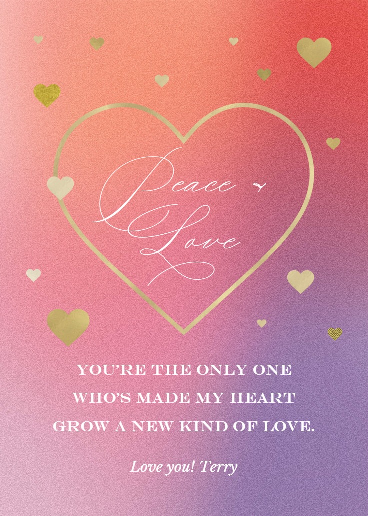 Valentine Gradient - Valentine's Day Card (Free) | Greetings Island
