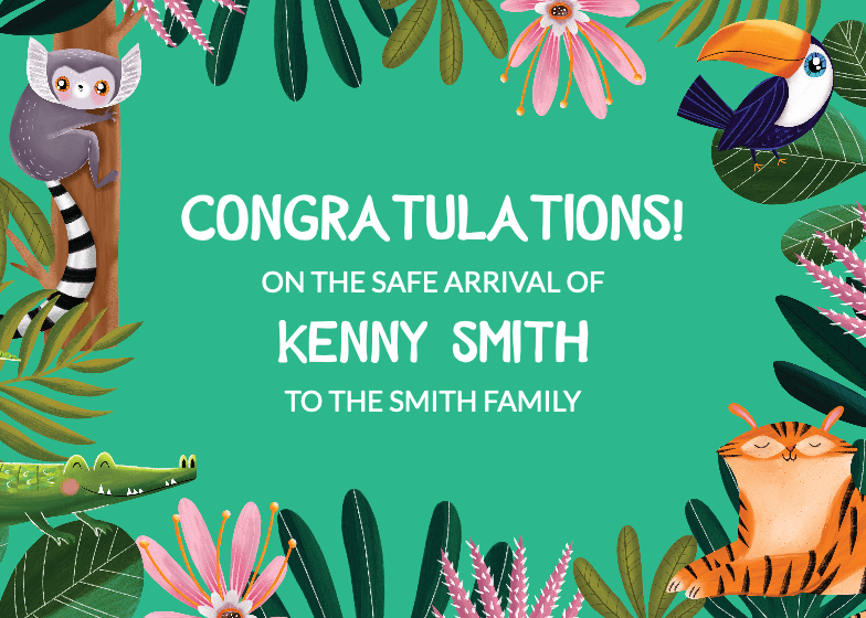 Adorable addition - Baby Shower & New Baby Card (Free) | Greetings Island