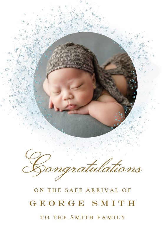 Blush Gold Spots - Congratulations Card | Greetings Island