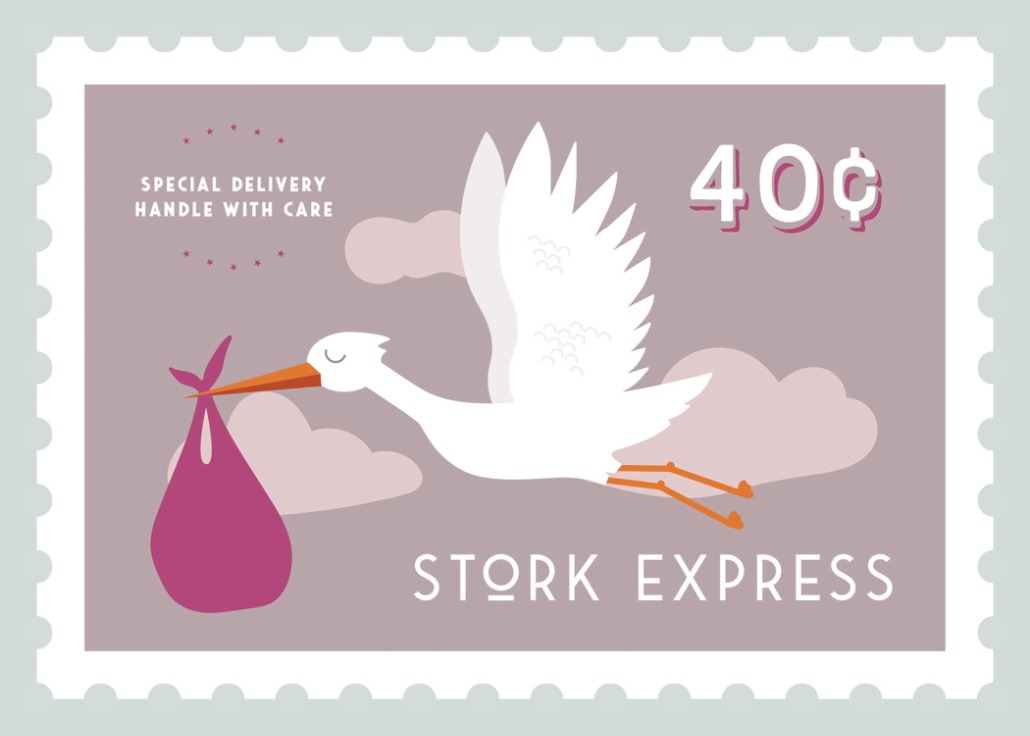 Stork Express - Baby Shower & New Baby Card (Free) | Greetings Island