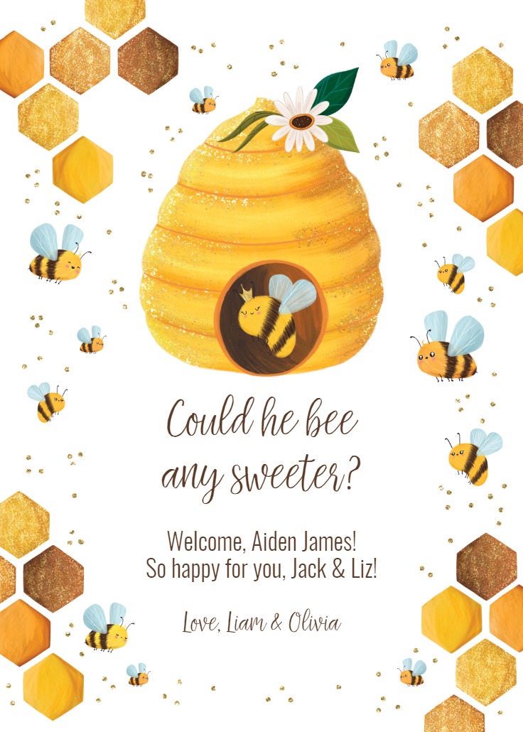 Sweet Arrival - Baby Shower & New Baby Card | Greetings Island