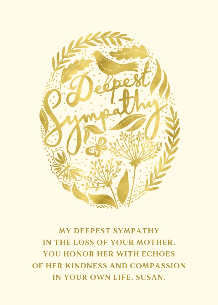 Deepest Sympathy - Sympathy & Condolences Card (Free) | Greetings Island
