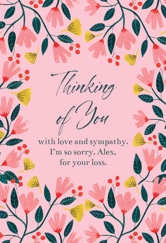Color Palette Paint - Sympathy & Condolences Card (Free) | Greetings Island