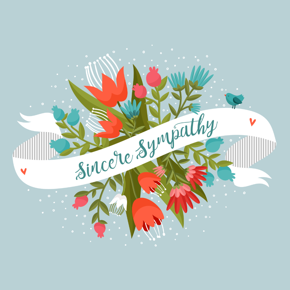 Thoughtful Bouquet - Sympathy & Condolences Card (Free) | Greetings Island