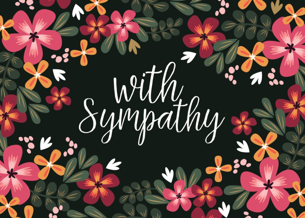 With Sympathy - Sympathy & Condolences Card (Free) | Greetings Island