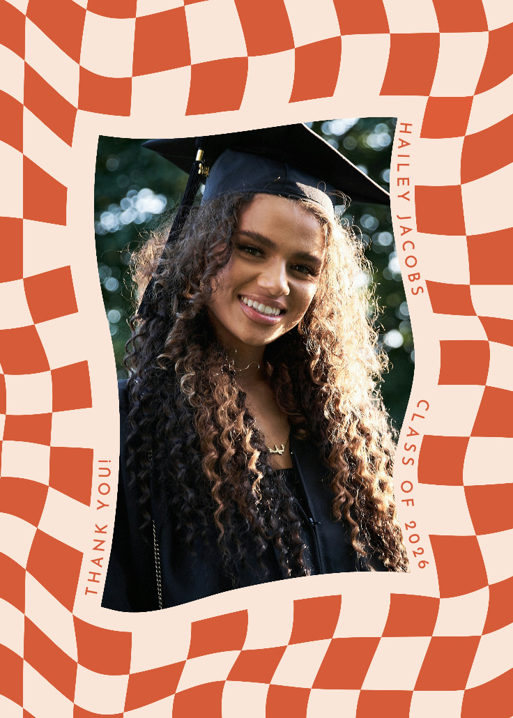 Groovy Thanks - Graduation Thank You Card (Free) | Greetings Island