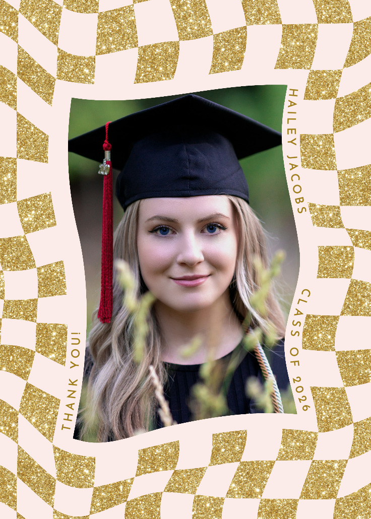 Groovy Thanks - Graduation Thank You Card (Free) | Greetings Island