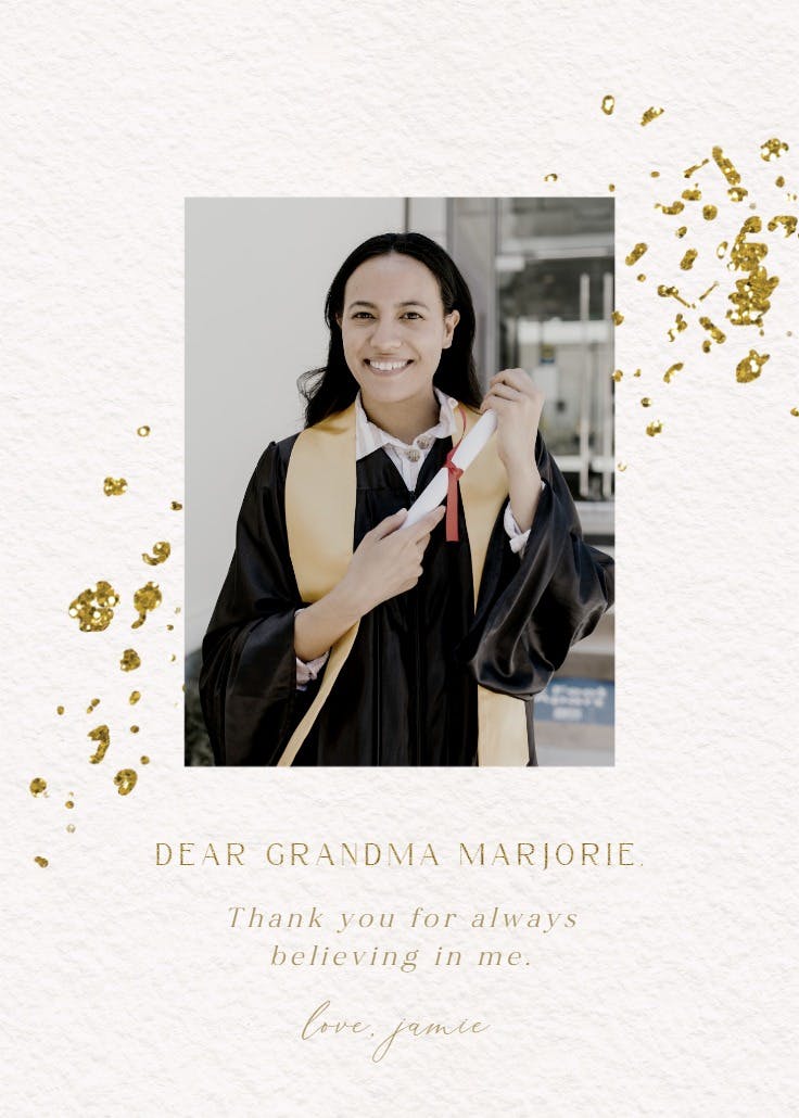 It's my party - Graduation Thank You Card (Free) | Greetings Island