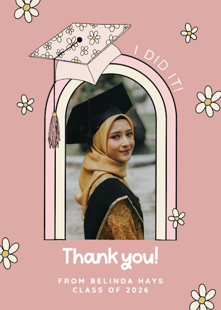 Graduation Thank You Cards (Free) | Greetings Island