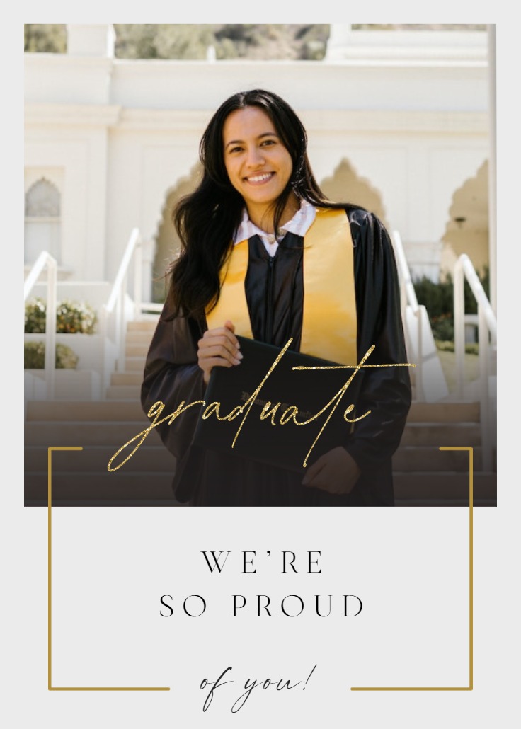 Stepping Up - Graduation Thank You Card (Free) | Greetings Island