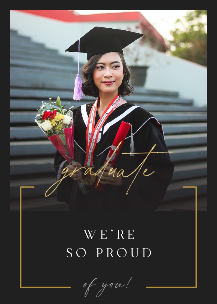 Stepping Up - Graduation Thank You Card (Free) | Greetings Island