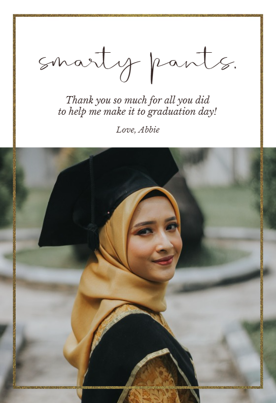 Super Smart - Graduation Thank You Card (Free) | Greetings Island