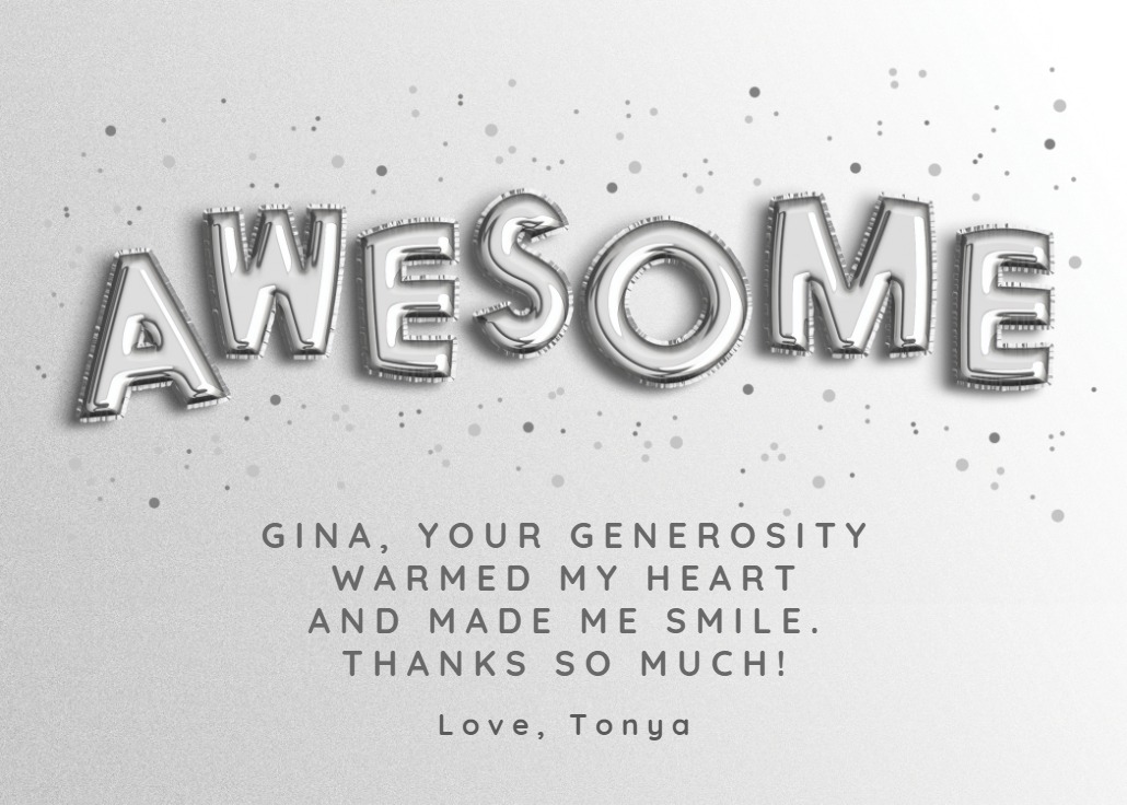 Awesome Balloons - Thank You Card (Free) | Greetings Island