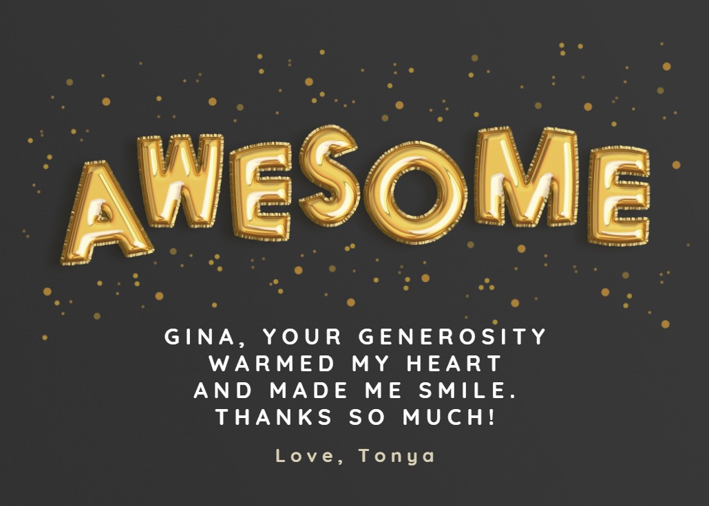 Awesome Balloons - Thank You Card (Free) | Greetings Island