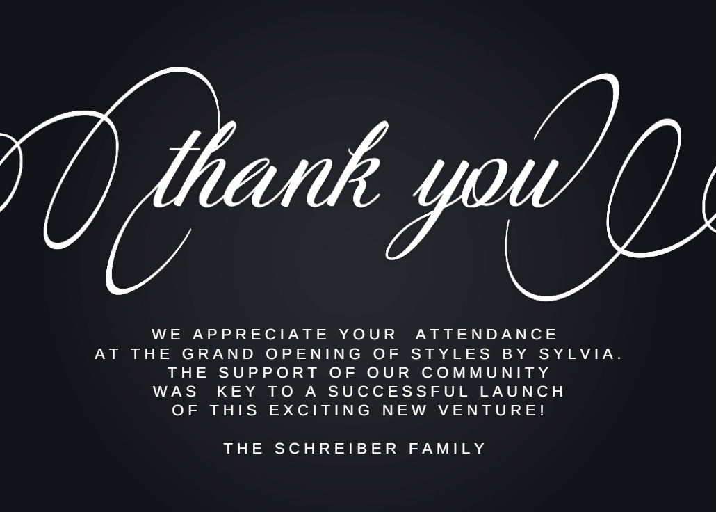 Elegantly written - Thank You Card (Free) | Greetings Island