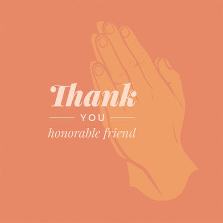 Much Thanks - Thank You Card Template (Free) | Greetings Island