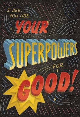 Powerful - Free Thank You Card Template | Greetings Island