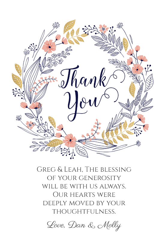 Grateful Note - Thank You Card Template (Free) | Greetings Island