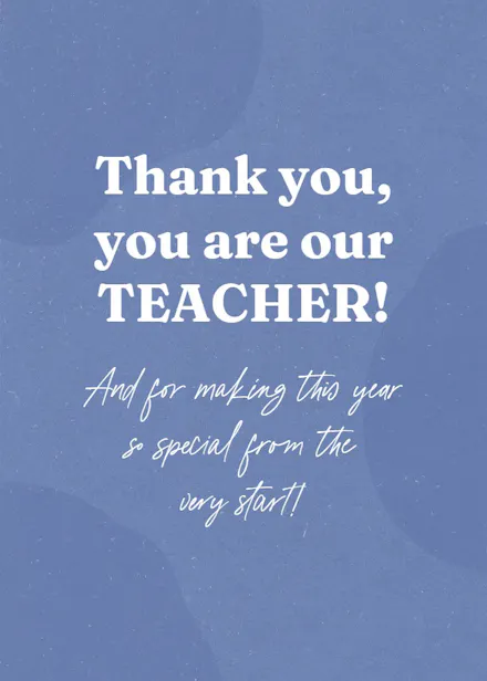 Printable Digital Teachers Thank You Cards Free Greetings Island