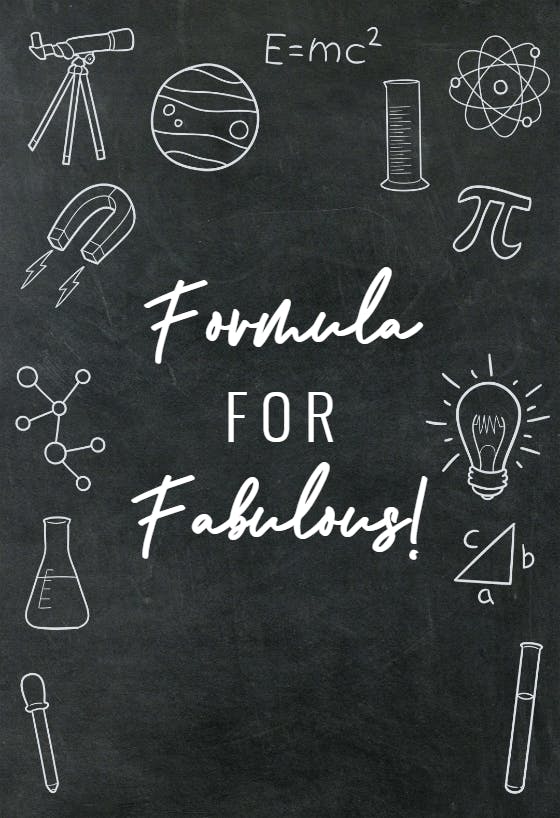 Formula - Thank You Card For Teacher (Free) | Greetings Island