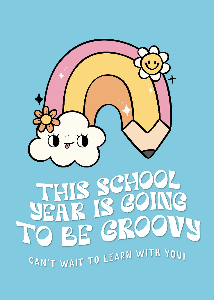 Groovy Year - Thank You Card For Teacher (Free) | Greetings Island