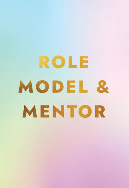 Role Model And Mentor - Thank You Card For Teacher (Free) | Greetings ...