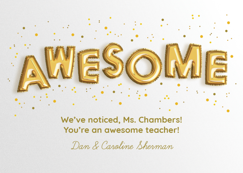 New Angles - Thank You Card For Teacher (Free) | Greetings Island