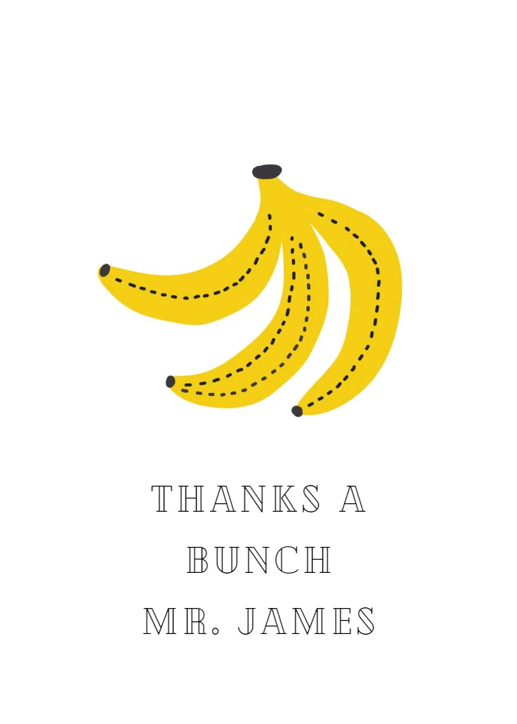 Thanks a Bunch - Thank You Card For Teacher (Free) | Greetings Island