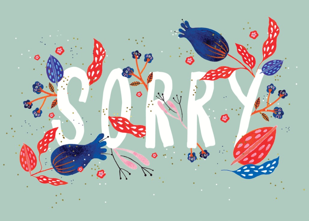 Floral Sorry - Sorry Card (Free) | Greetings Island