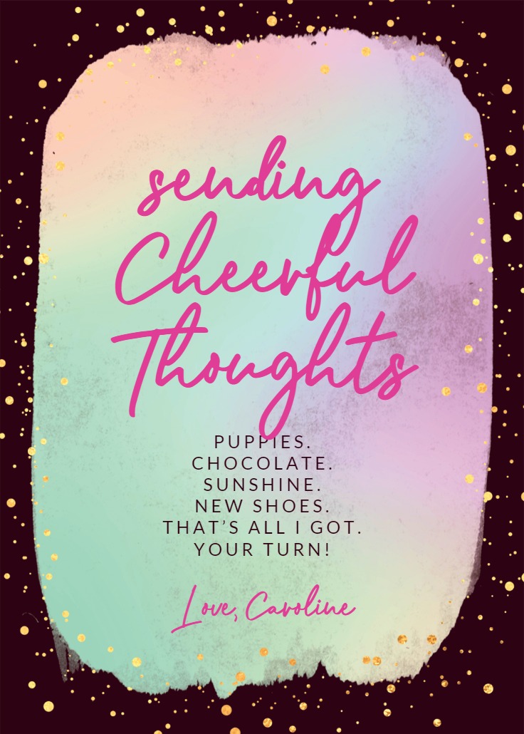 Pretty Puddle - Cheer Up Card | Greetings Island