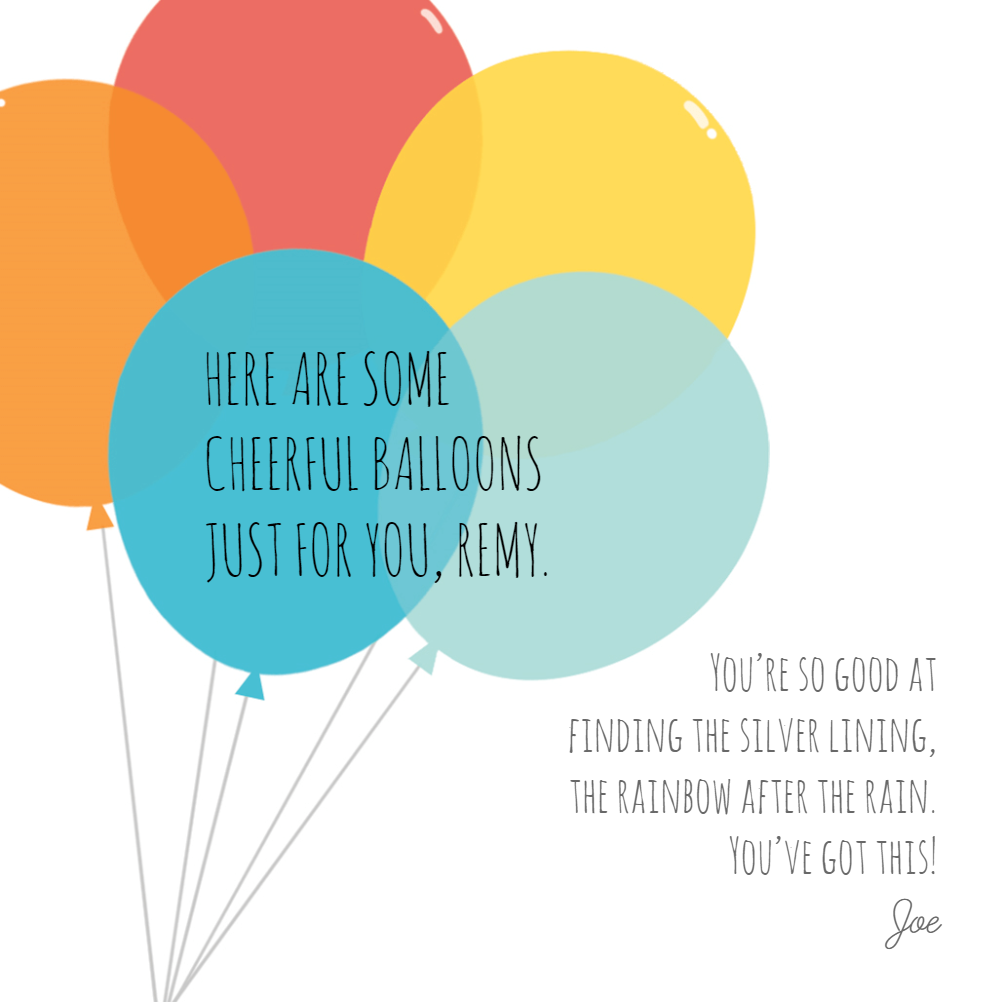 Layered Palette - Cheer Up Card (Free) | Greetings Island