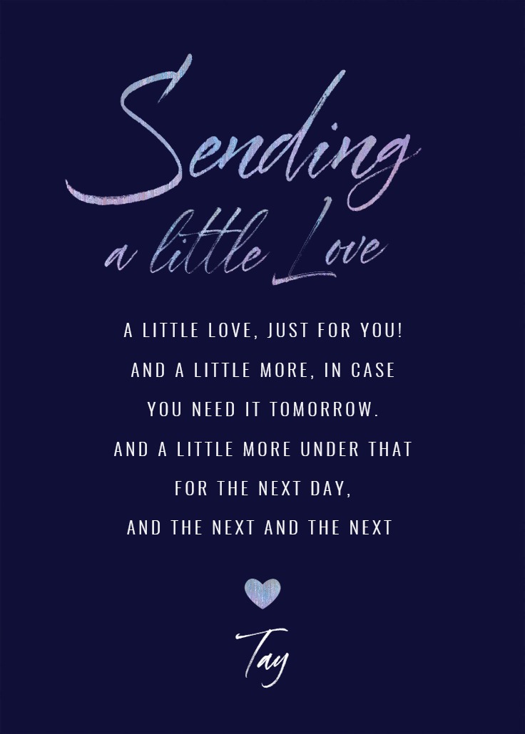 Sending Love - Cheer Up Card (Free) | Greetings Island