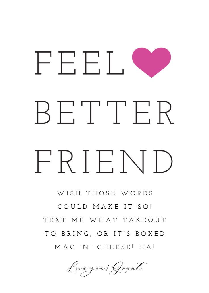 Sincere Sentiment - Cheer Up Card (Free) | Greetings Island