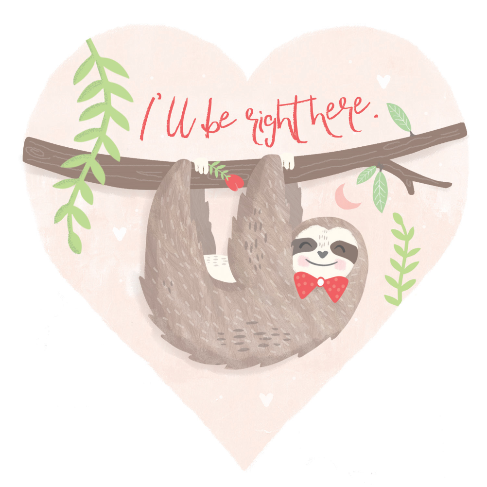 Sorry Sloth - Free Hugs Card | Greetings Island