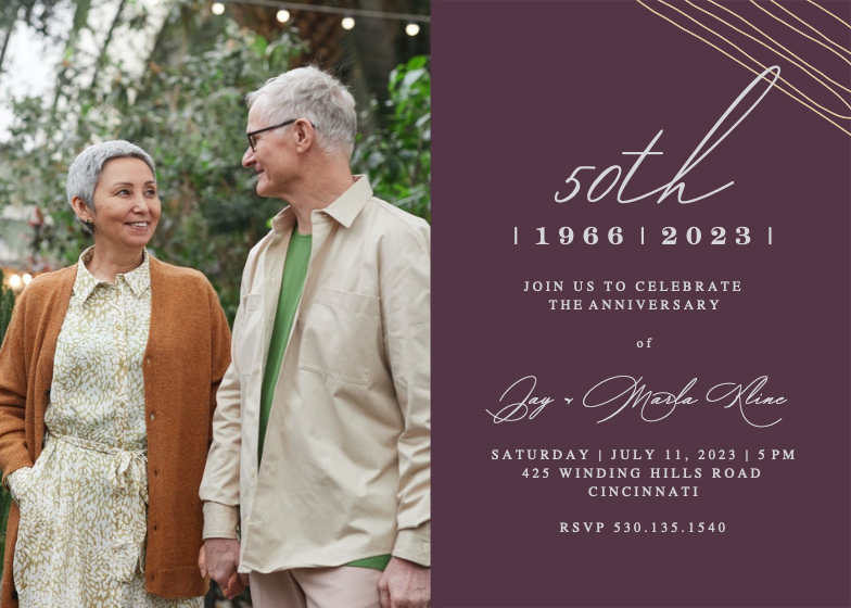 60th Wedding Anniversary Invitations