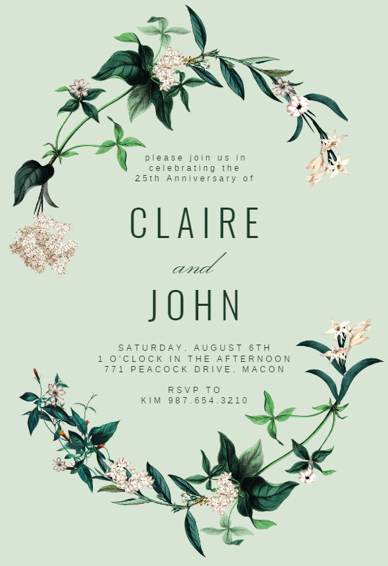 Invitaciones De Aniversario Gratis | Greetings Island