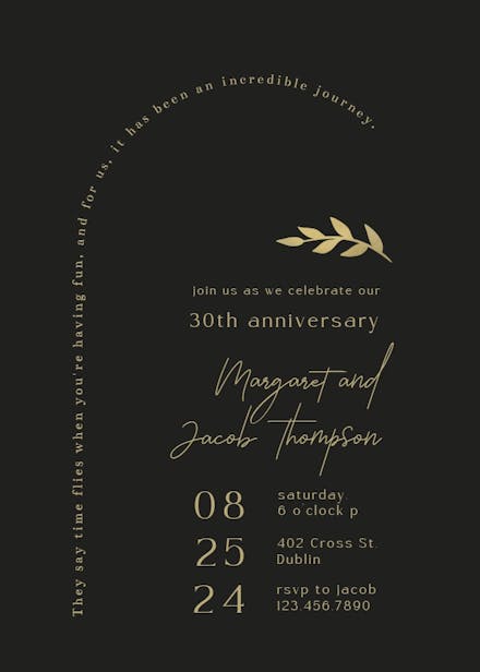 Roman Romantic - Party Invitation Template (Free) | Greetings Island