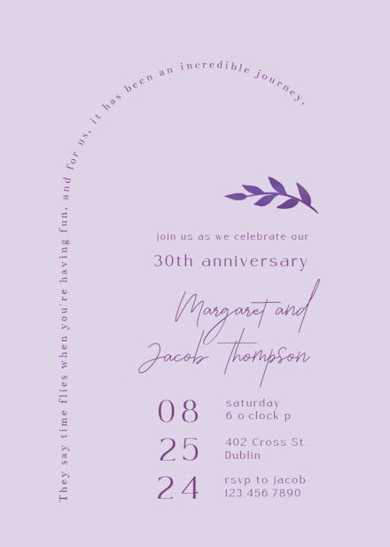 Roman Romantic - Party Invitation Template (Free) | Greetings Island