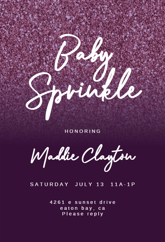 Baby Sprinkle Invitation Templates (Free) | Greetings Island