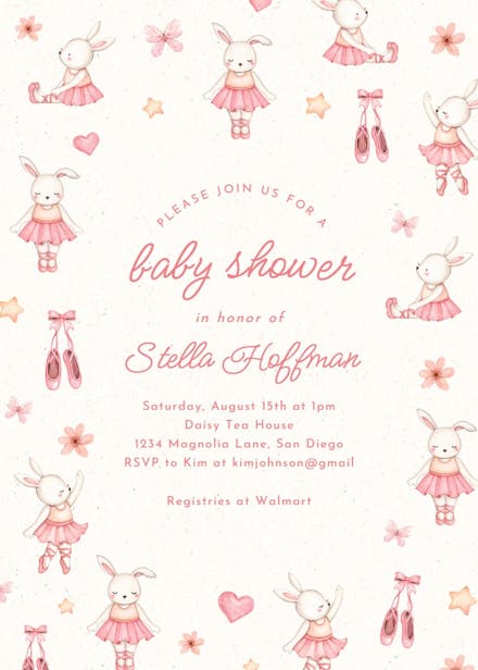 Tutu Cute - Baby Shower Invitation Template | Greetings Island