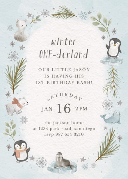 Baby Birthday Invitation Templates (Free) | Greetings Island