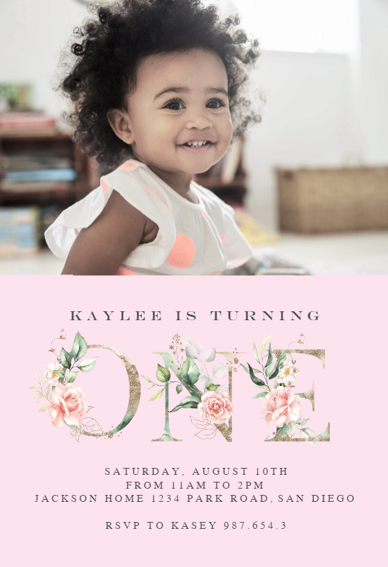 Baby Birthday Invitation Templates (Free) | Greetings Island