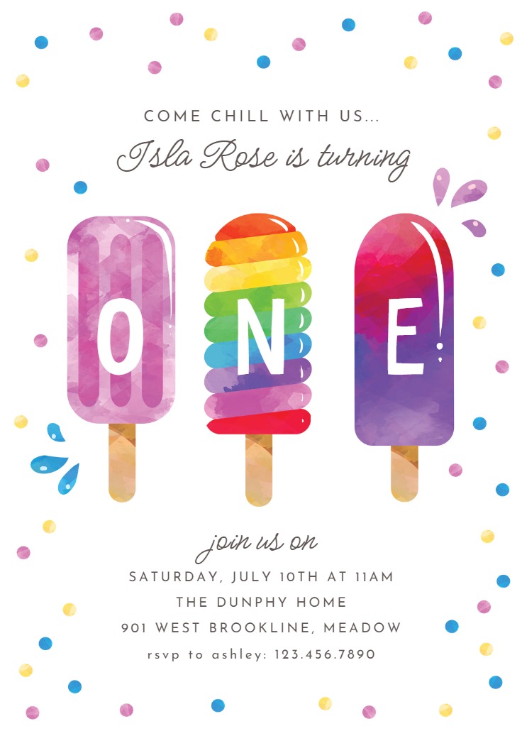 Lets Chill - Birthday Invitation Template (Free) | Greetings Island